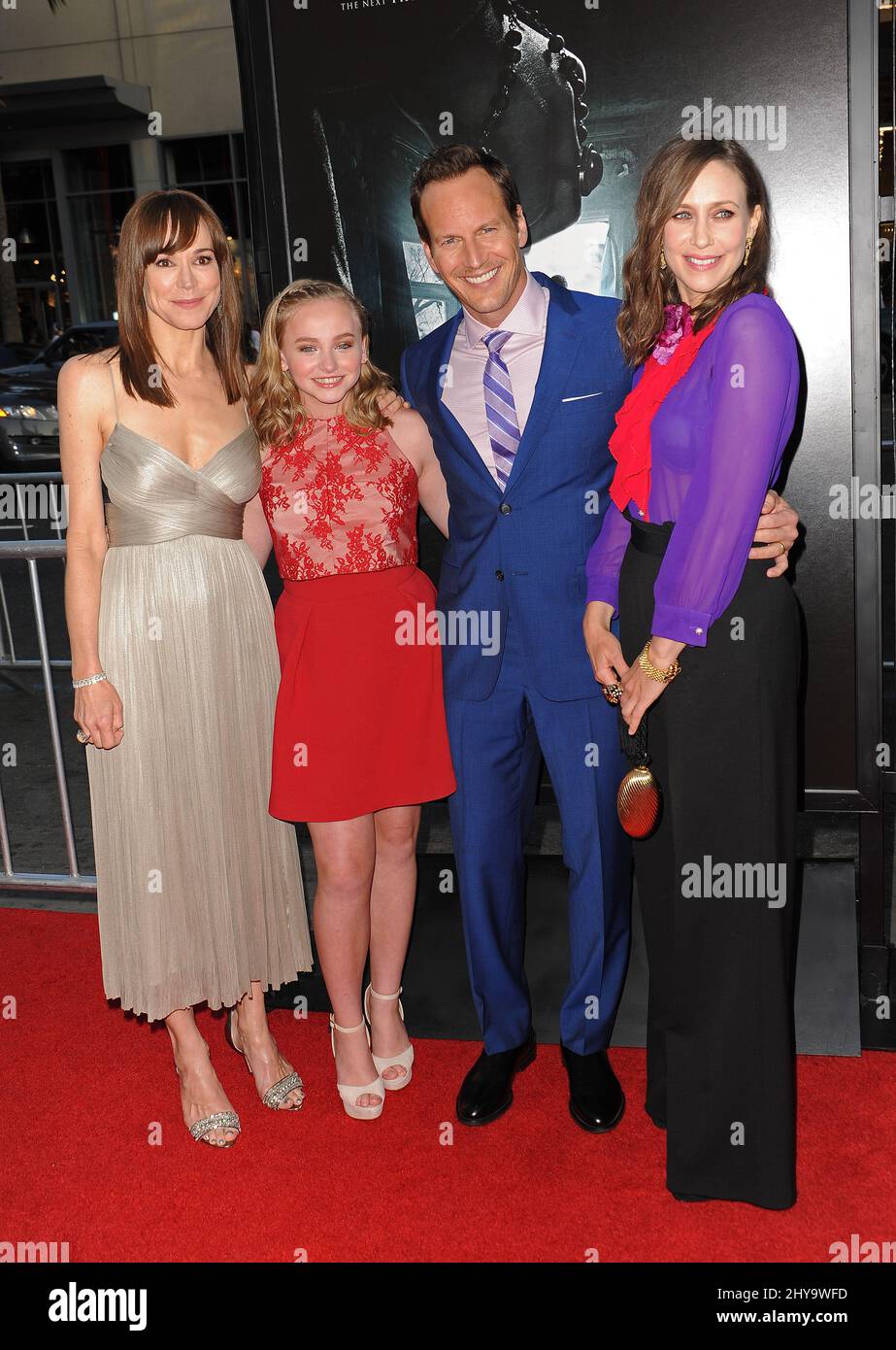 Frances O'Connor, Madison Wolfe, Patrick Wilson, Vera Farmiga attending ...