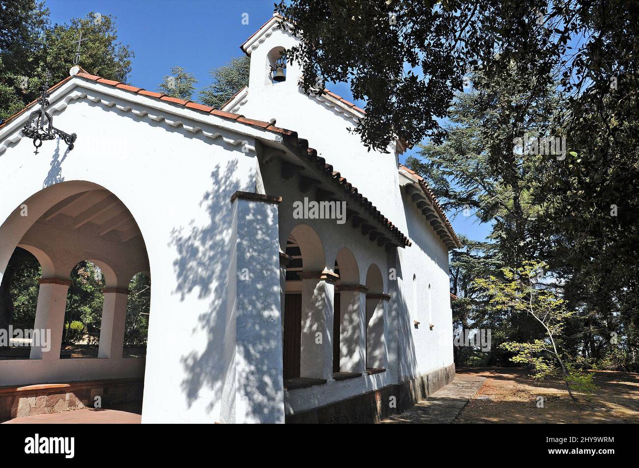 Chapel of can Bordoi in Llinars del Vallès in the region of Vallès ...