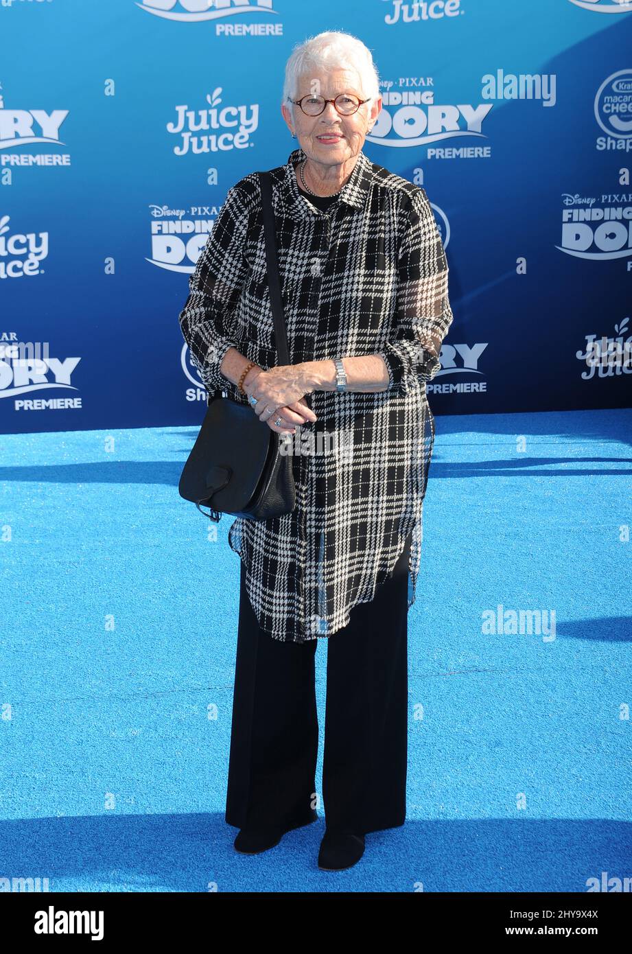 June 8, 2016 Hollywood, Ca. Betty DeGeneres "Finding Dory" World ...