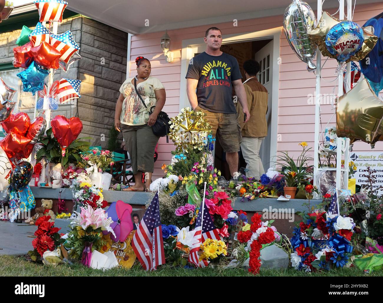 June 9, 2016 Louisville, KY. Muhammad Ali's Childhood Home Boxing ...
