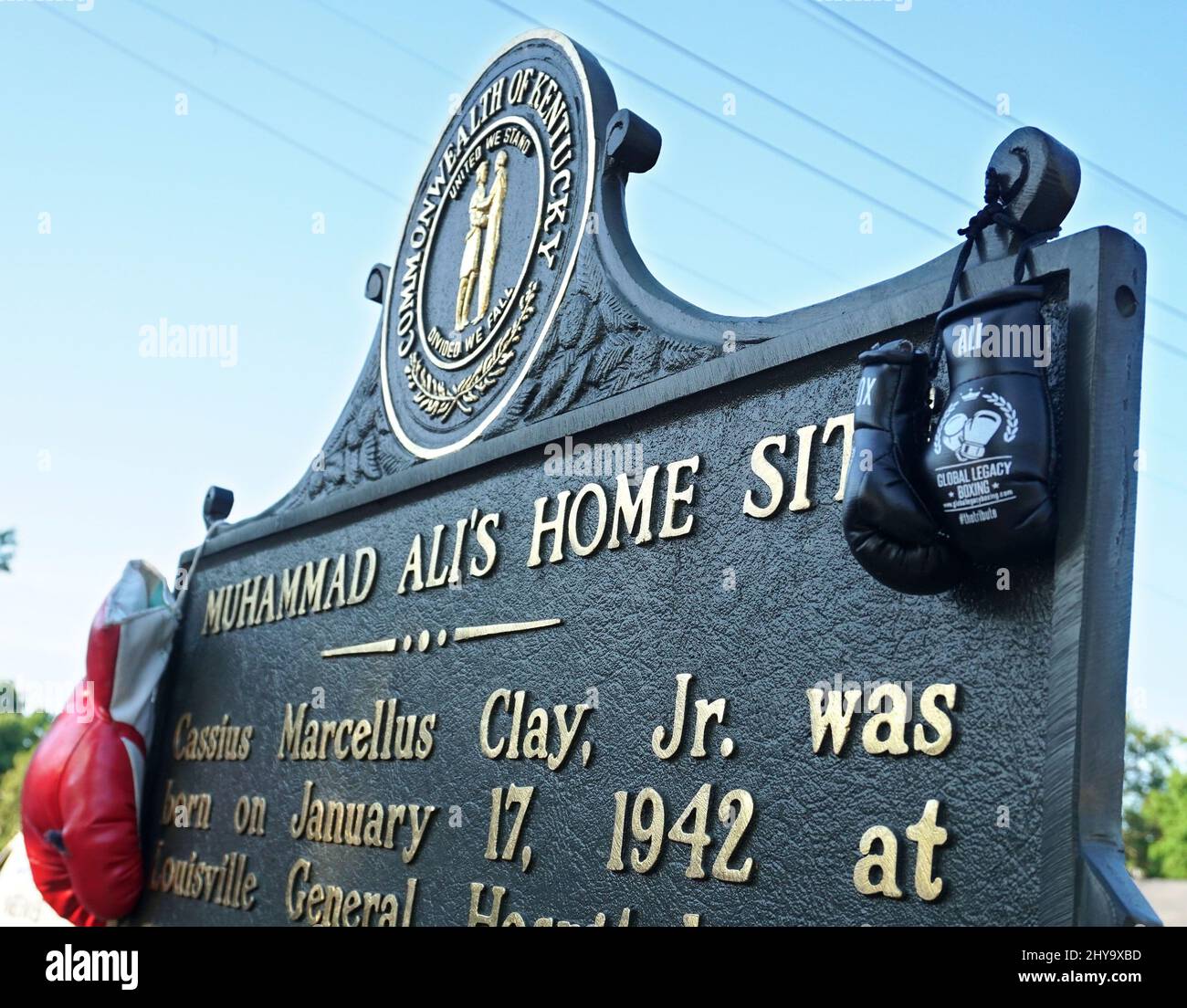 June 9, 2016 Louisville, KY. Muhammad Ali's Childhood Home Historical ...