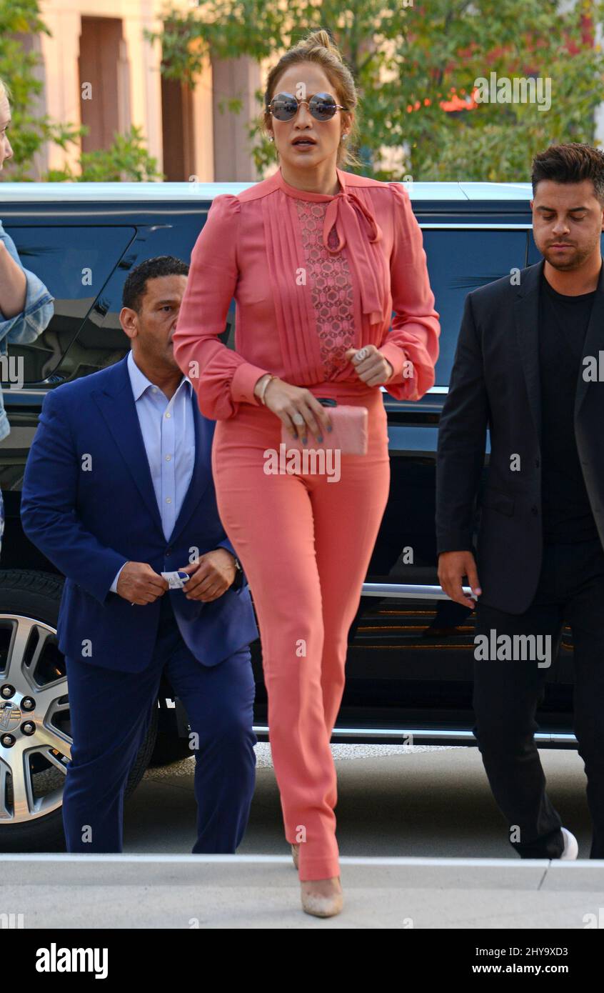 Jennifer Lopez attending the 'Shades Of Blue' Red Carpet Event held at ...