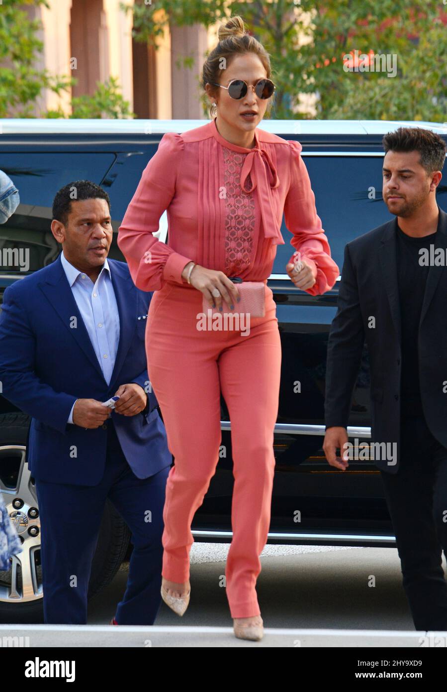 Jennifer Lopez attending the 'Shades Of Blue' Red Carpet Event held at ...