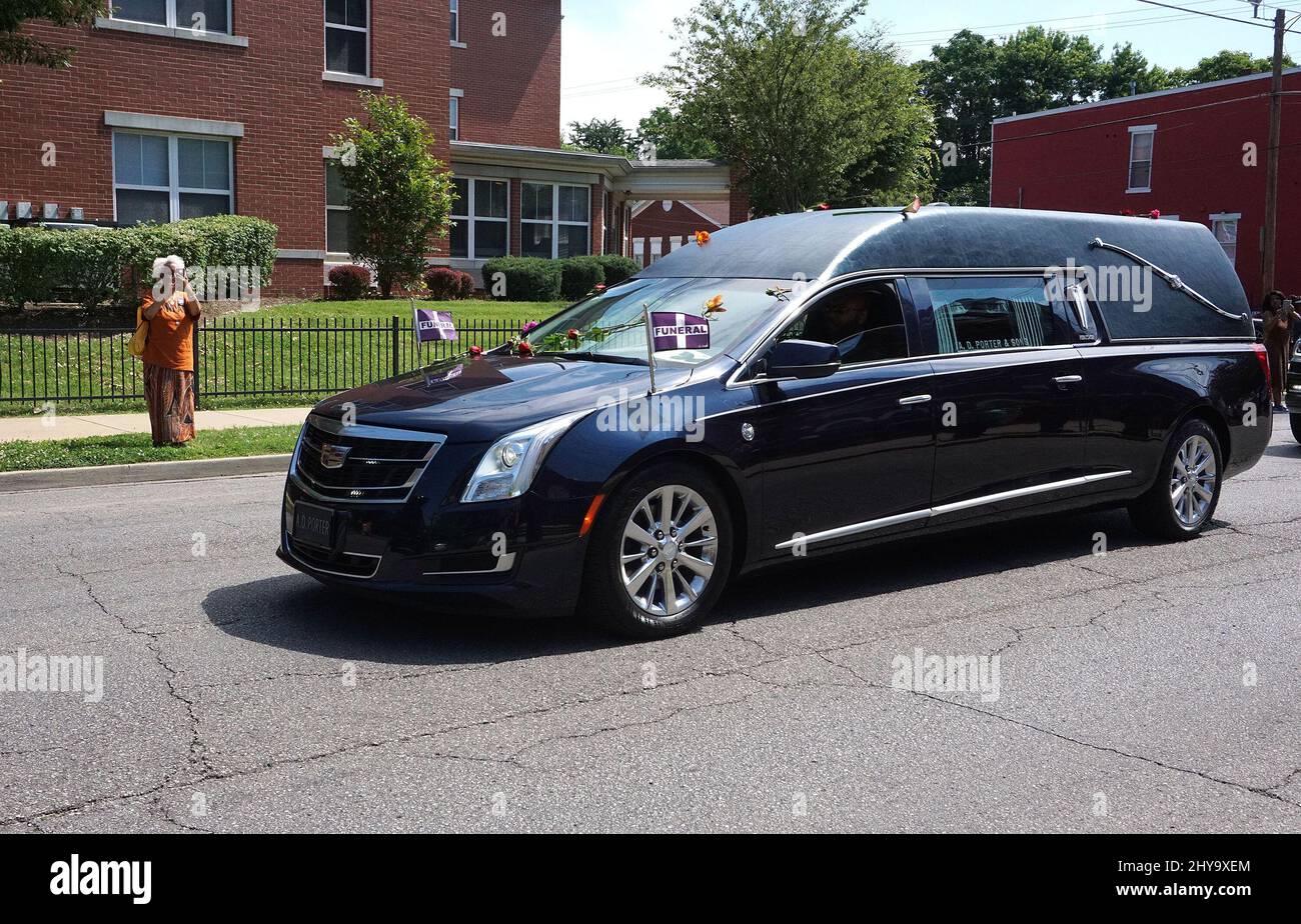 The Muhammad Ali Funeral Procession on Muhammad Ali boulevard in ...