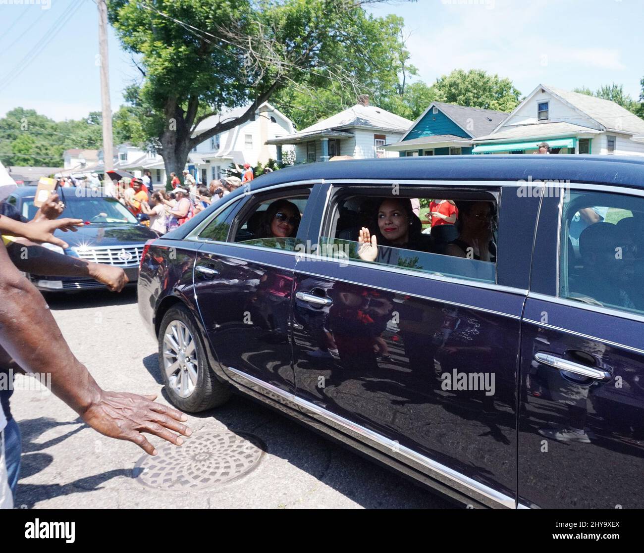 The Ali family on Grand Ave ( boyhood home) during the Muhammad Ali ...