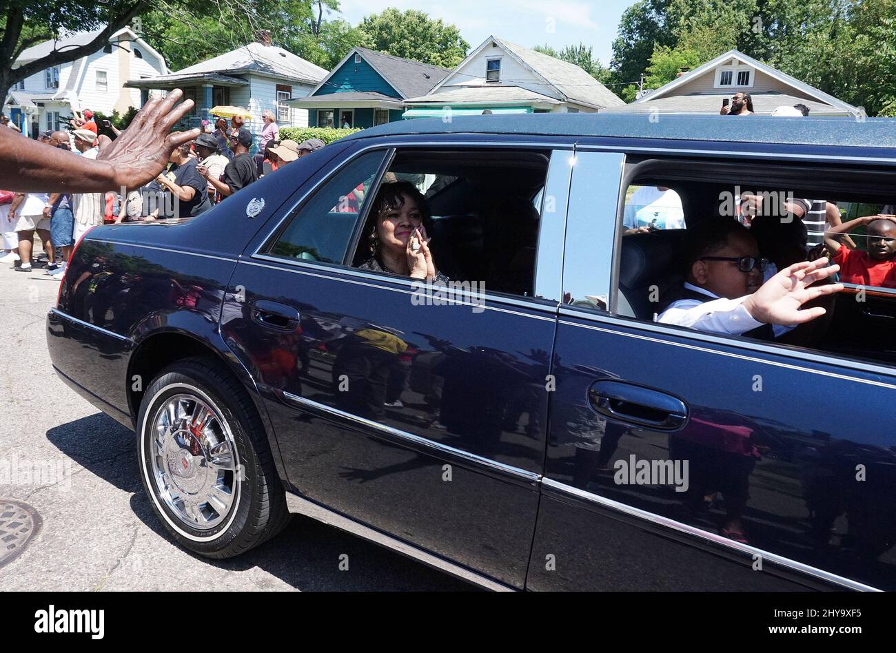 The Ali family on Grand Ave ( boyhood home) during the Muhammad Ali ...