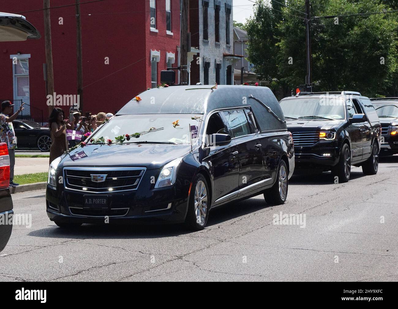 The Muhammad Ali Funeral Procession on Muhammad Ali boulevard in ...