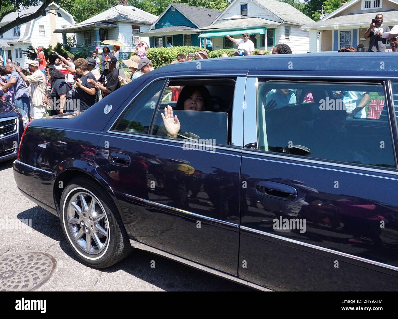The Ali family on Grand Ave ( boyhood home) during the Muhammad Ali ...