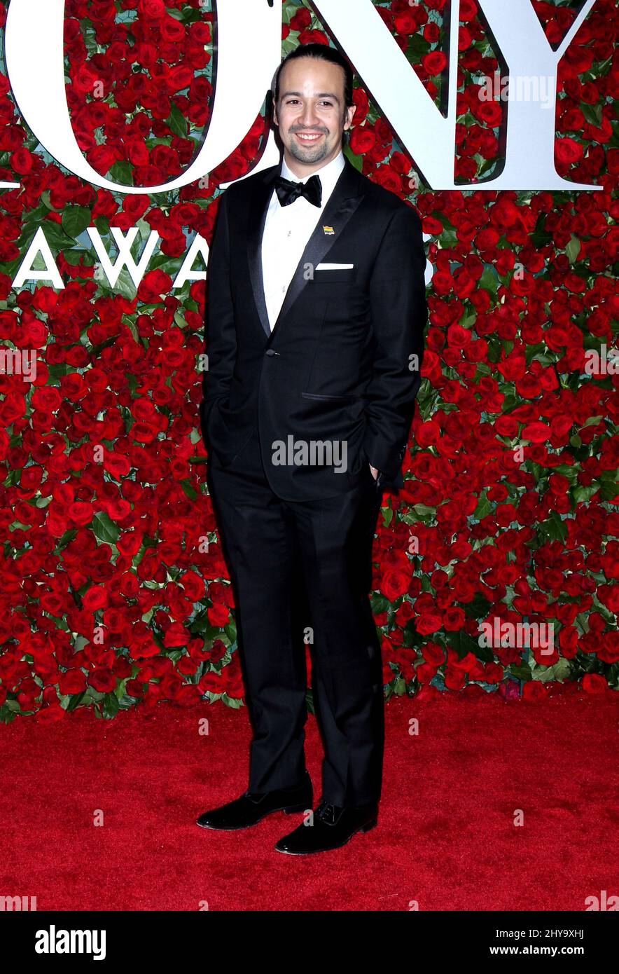 Lin-Manuel Miranda arriving for the 70th Annual Tony Awards held at the ...