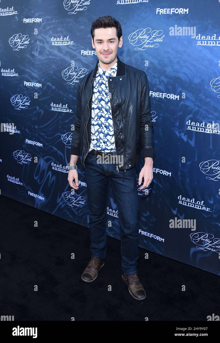 Brendan Robinson attending the "Pretty Little Liars" Season 7and the ...