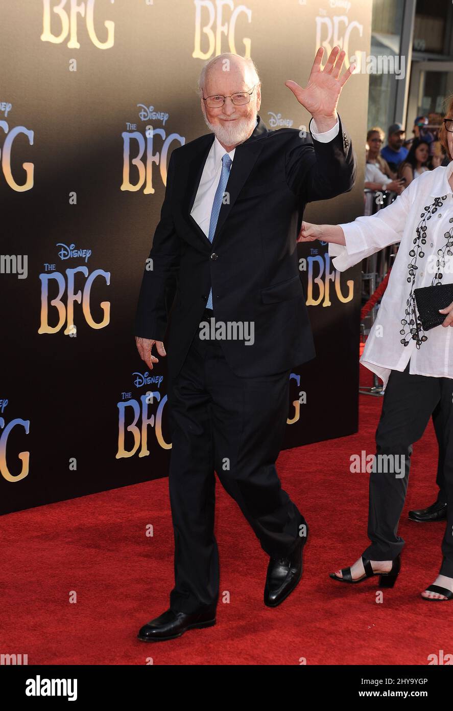 John Williams attending the premiere of 'The BFG' in Los Angeles Stock ...