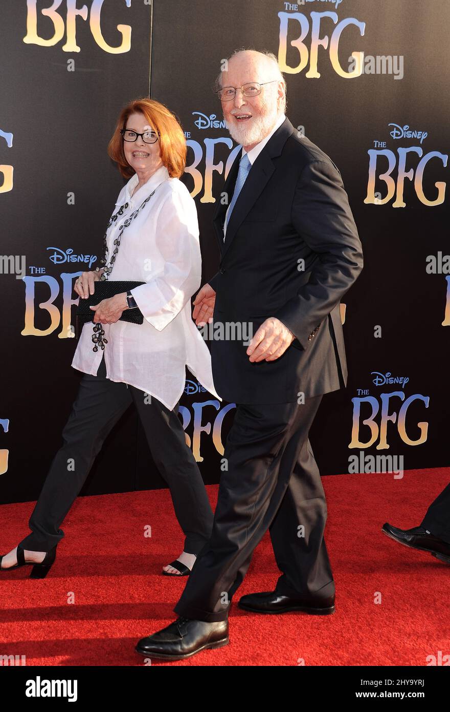 John Williams attending the premiere of 'The BFG' in Los Angeles Stock ...