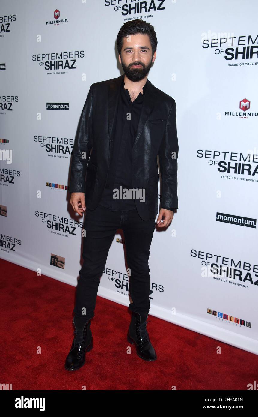 Navid Navid attending the 'Septembers of Shiraz' premiere in Los ...