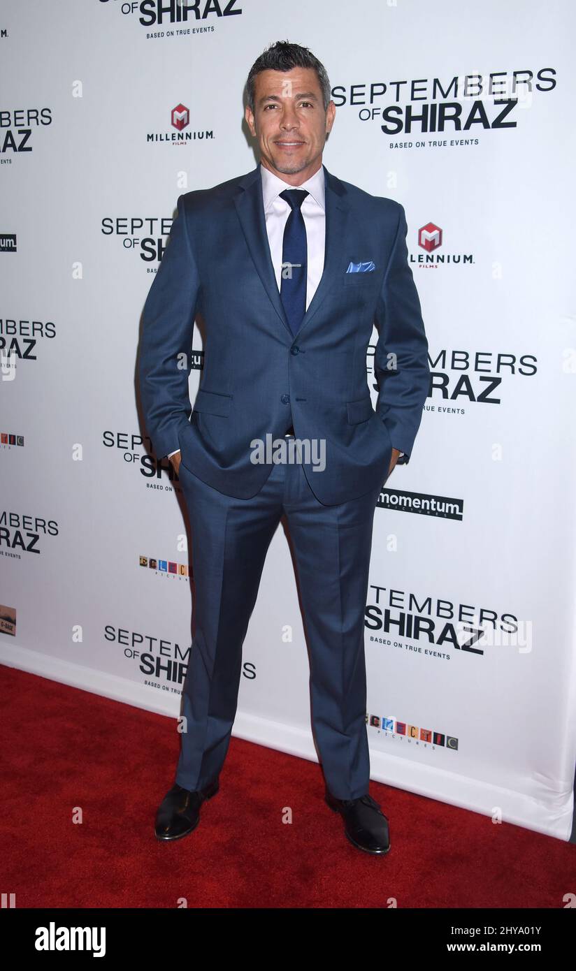 Al Coronel attending the 'Septembers of Shiraz' premiere in Los Angeles ...