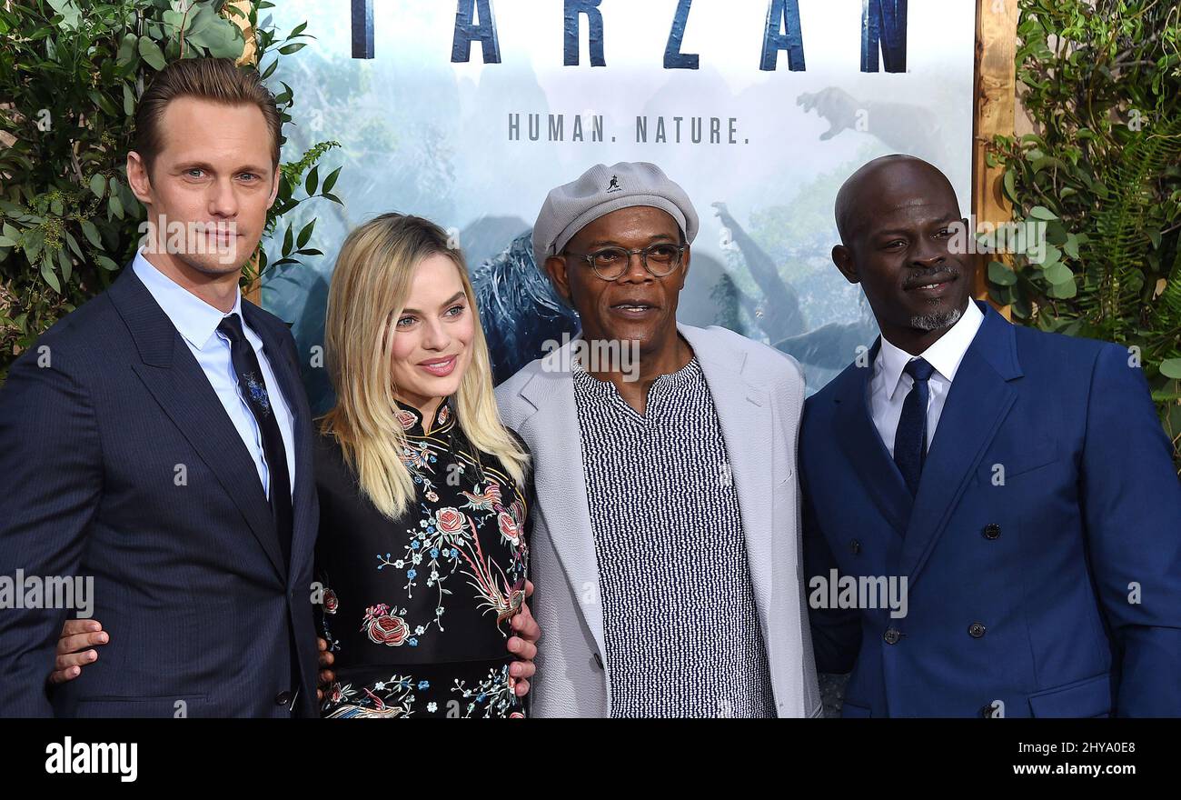 Alexander Skarsgard, Margot Robbie, Samuel L. Jackson & Djimon H ...