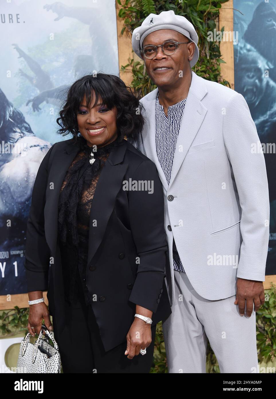 Samuel L. Jackson & LaTanya Richardson attending the world premiere of ...