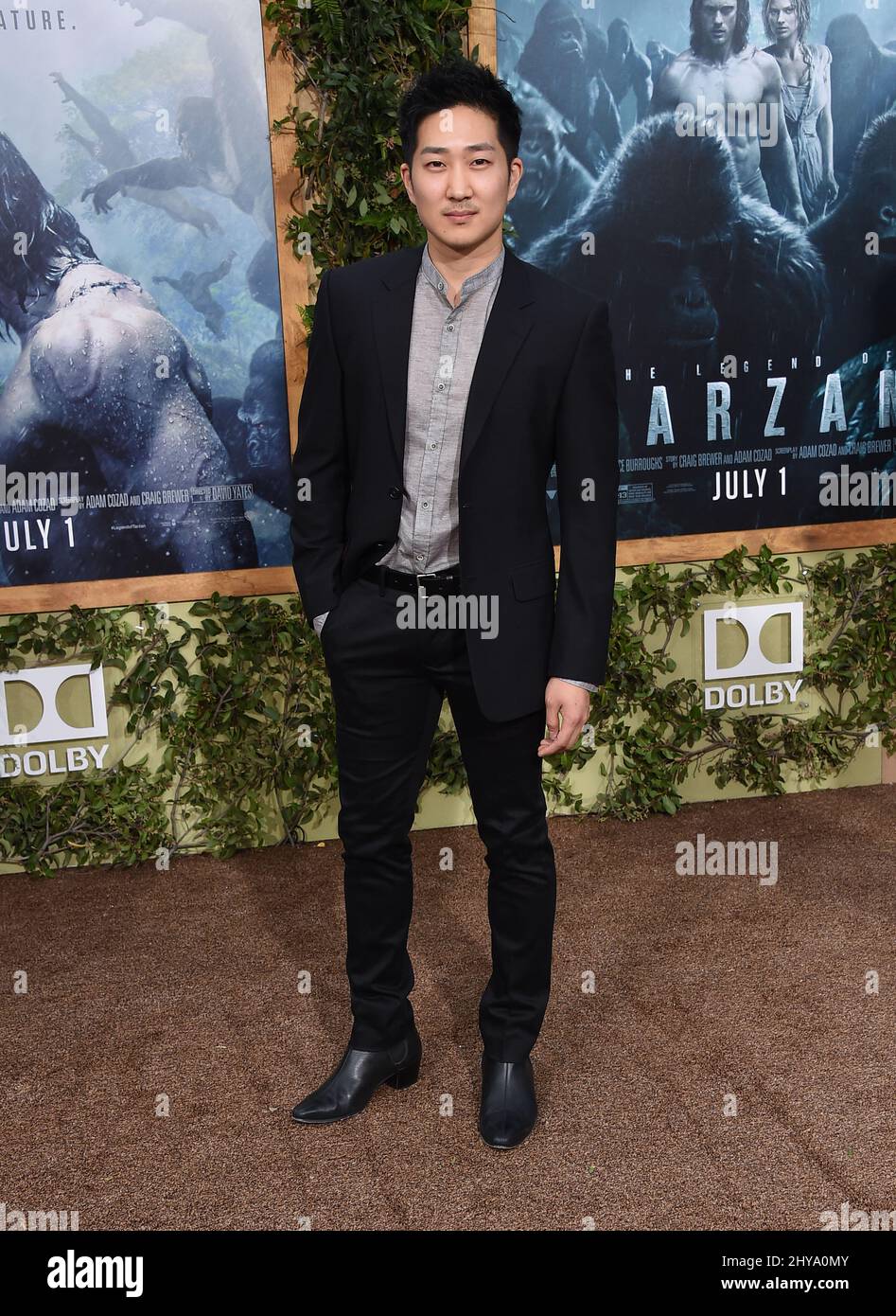 Tim Jo attending the world premiere of The Legend Of Tarzan held at the ...