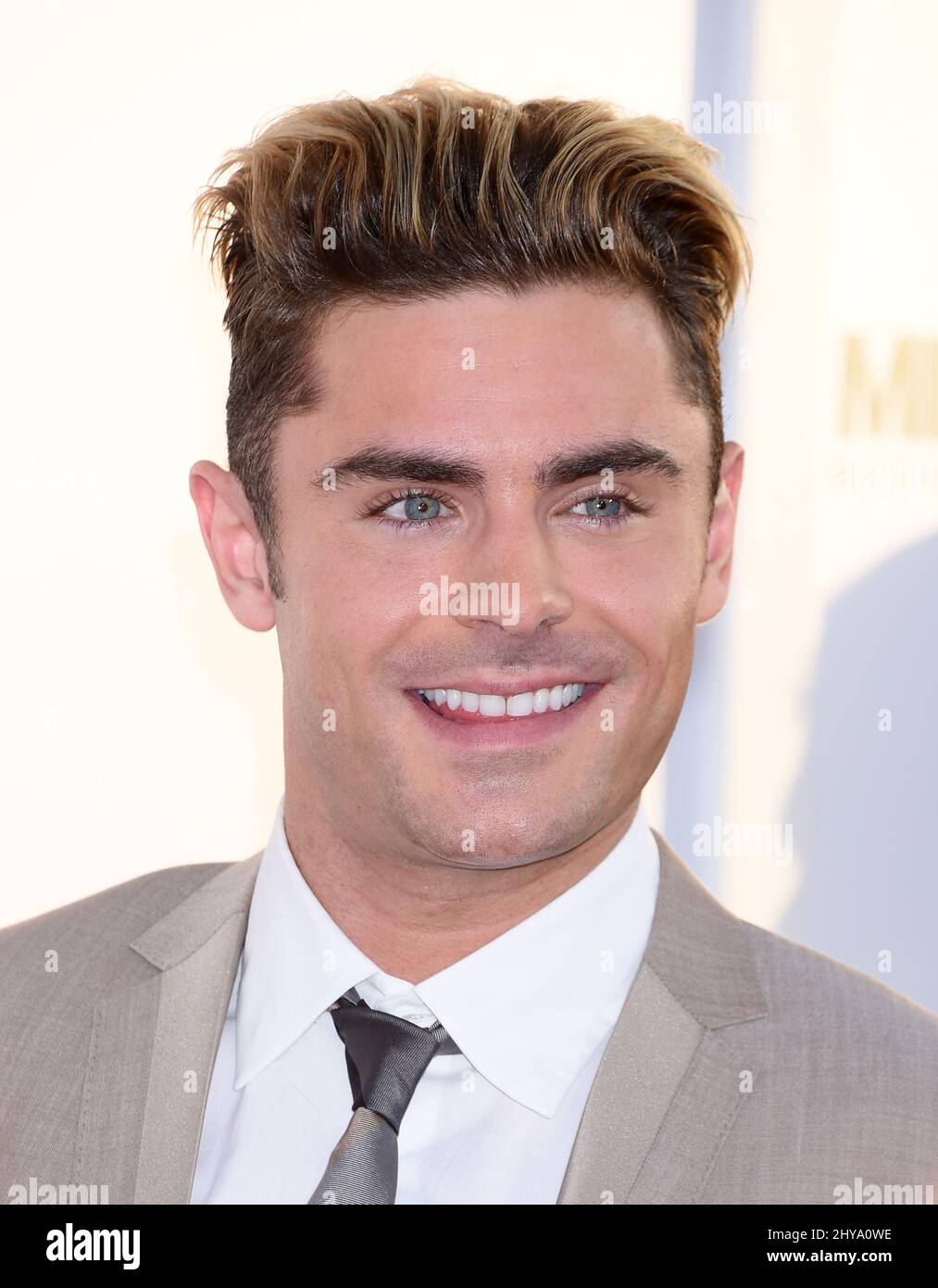 Zac Efron arriving for a "Mike and Dave Need Wedding Dates" fan ...