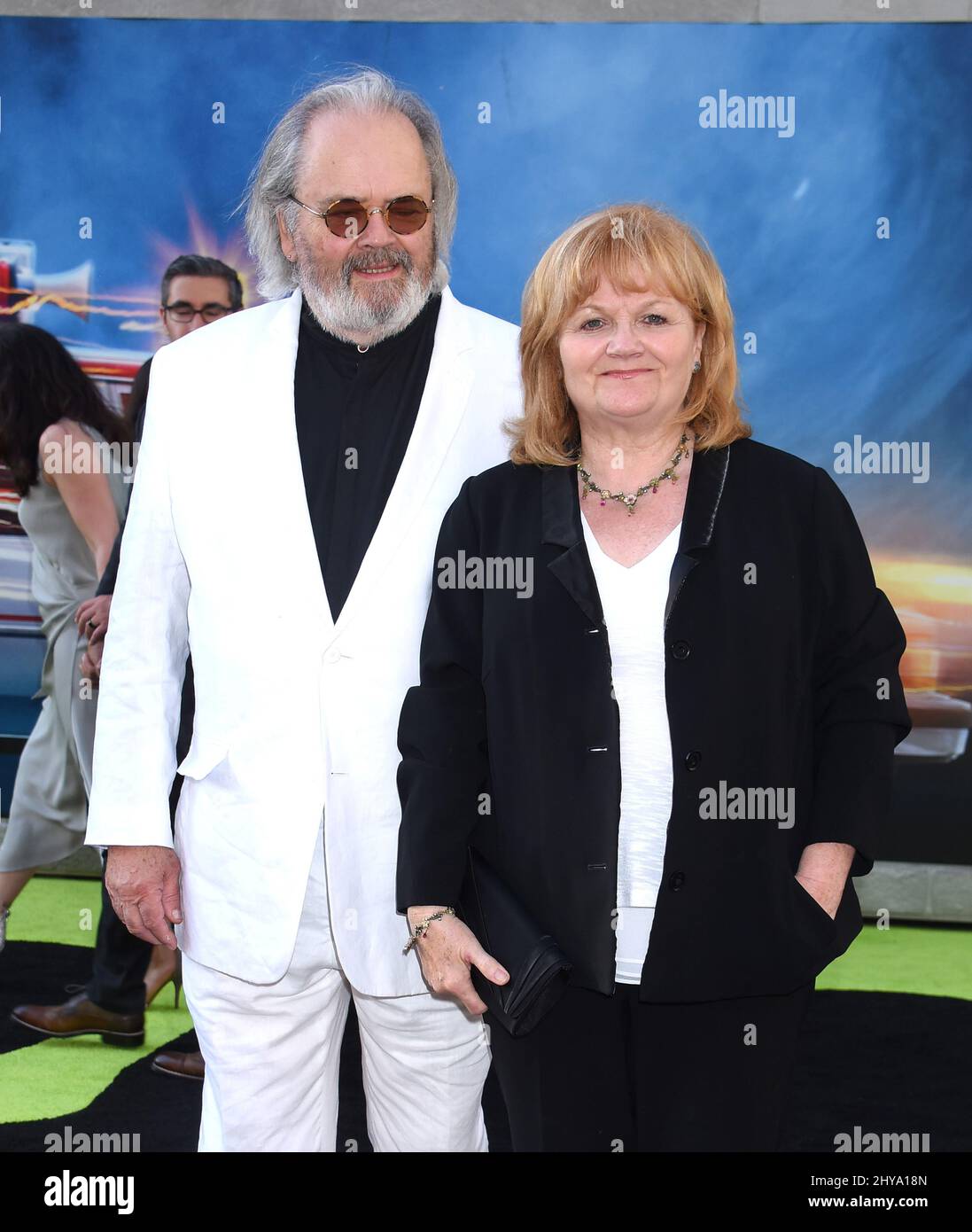 David Keith Heald and Lesley Nicol attending the 'Ghostbusters' Los ...