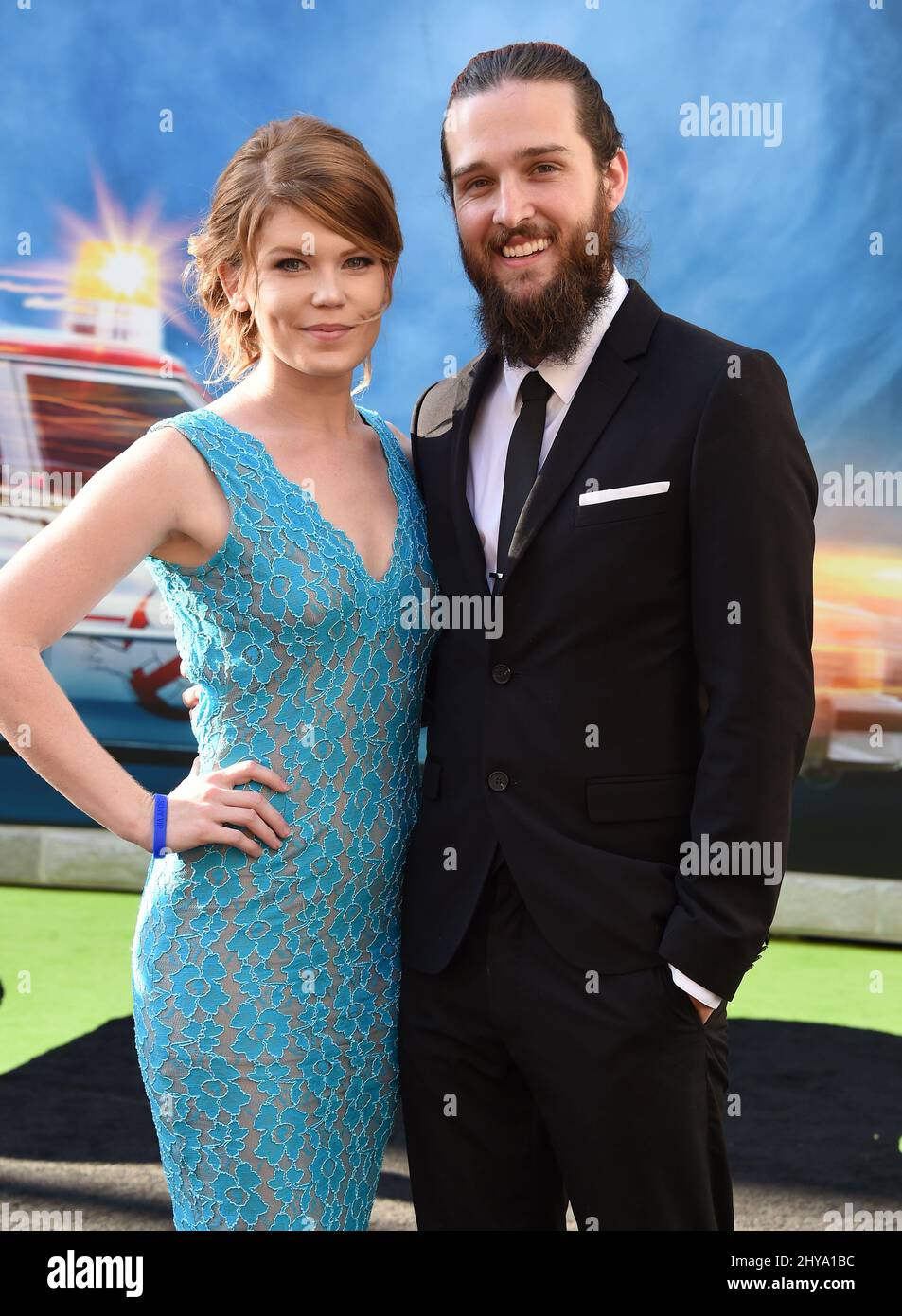 Jody Steel & Caleb Pritchett attending the 'Ghostbusters' Los Angeles ...