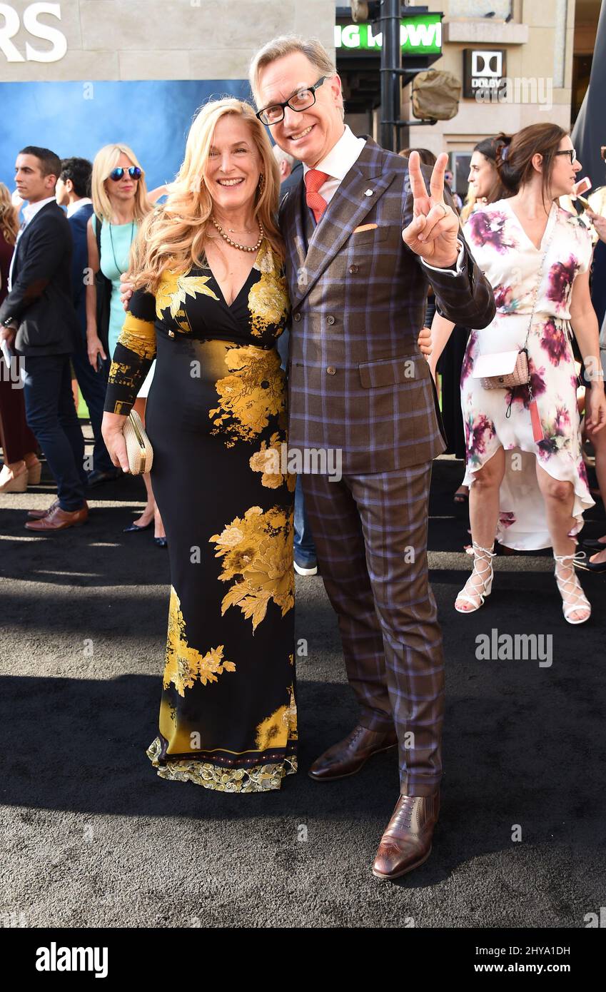 Paul Feig and Laurie Feig attending the 'Ghostbusters' Los Angeles ...