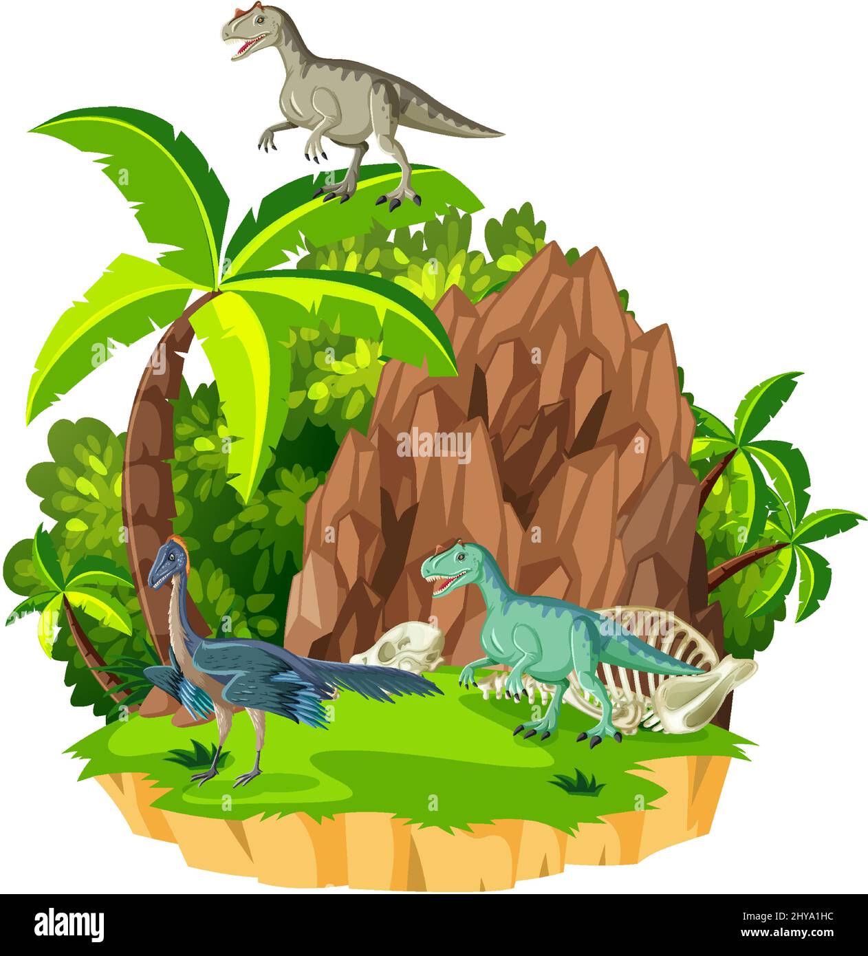 Carnotaurus cartoon hi-res stock photography and images - Alamy