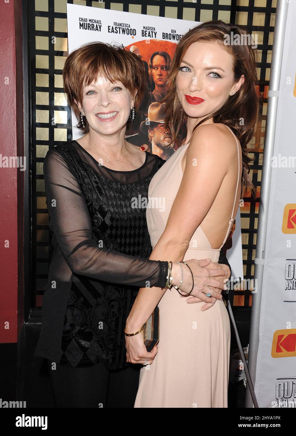 Francesca Eastwood, Frances Fisher attending the "Outlaws And Angels ...