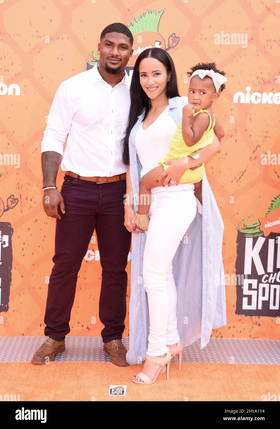 Spencer Ware attending the Nickelodeon Kids' Choice Sports Awards 2016 ...