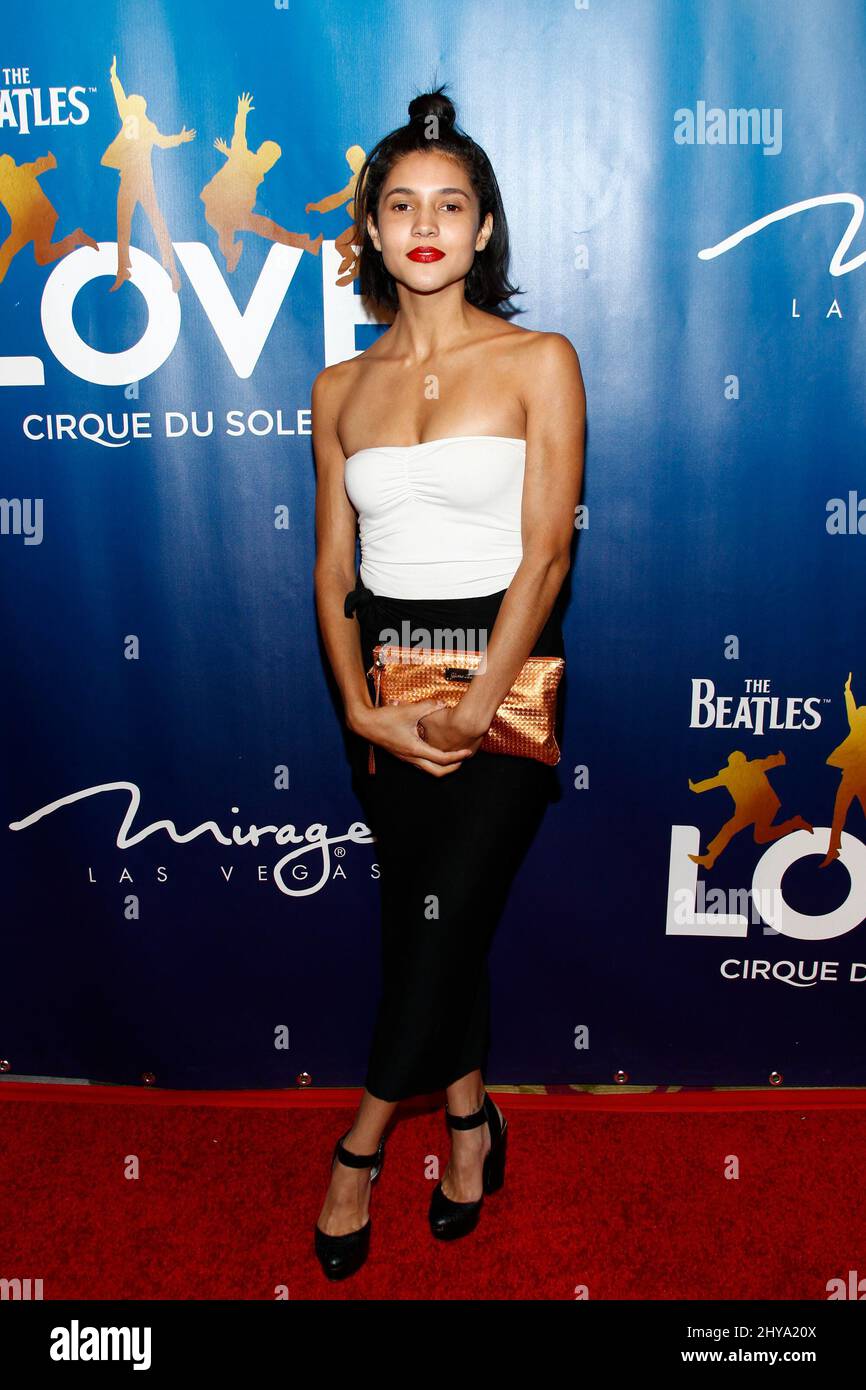Paris Kristoff attending The Beatles LOVE 10th Anniversary Celebration ...