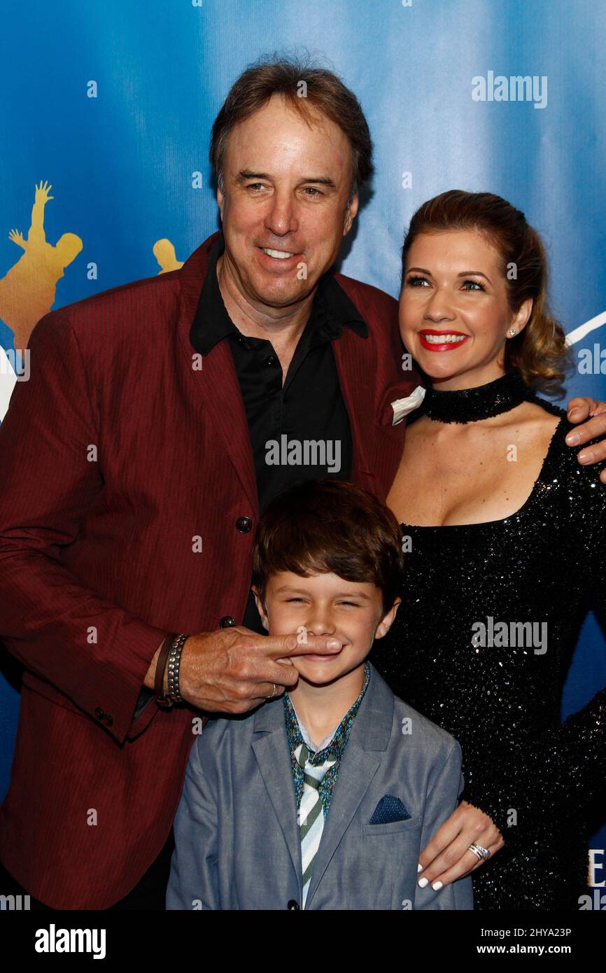 Kevin Nealon, Gable Nealon, Susan Yeagley attending The Beatles LOVE ...