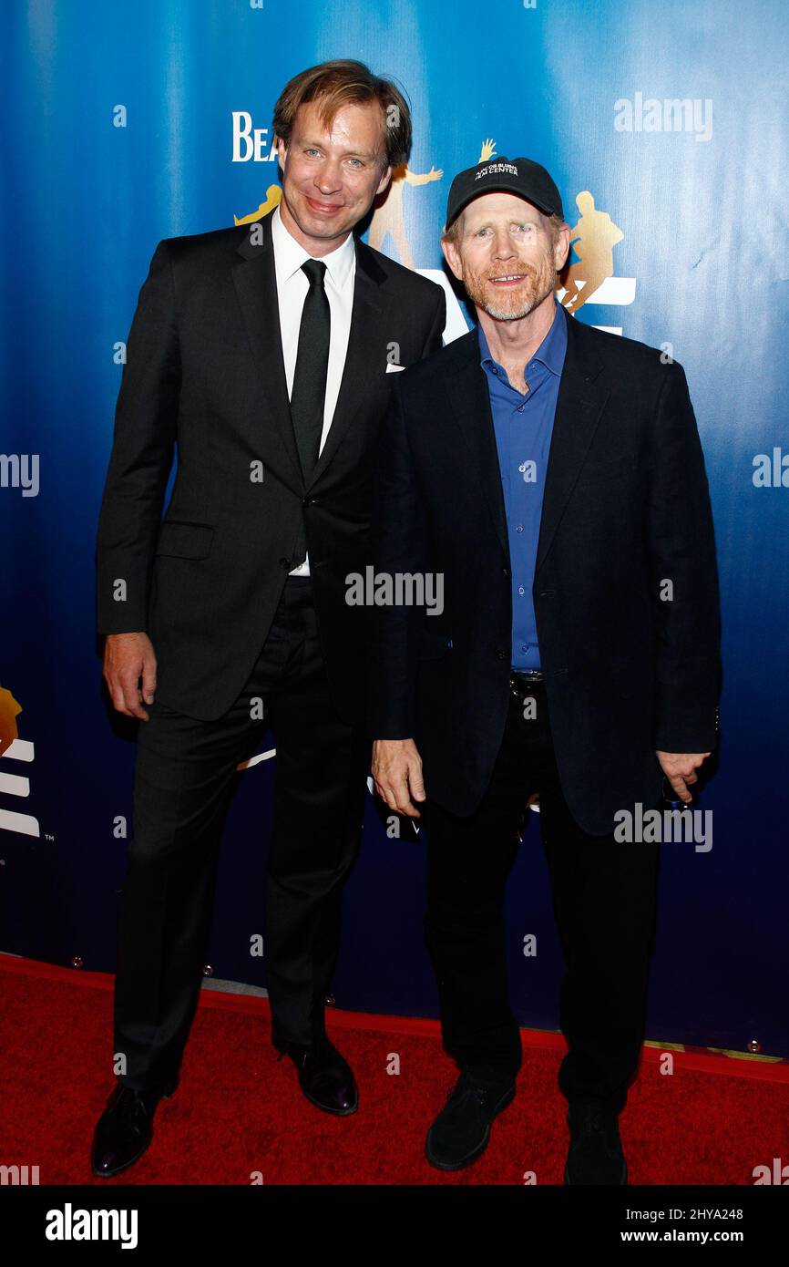 Giles Martin, Ron Howard attending The Beatles LOVE 10th Anniversary ...