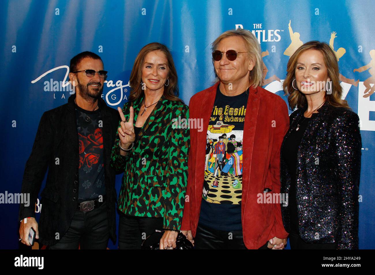 Ringo Starr, Barbara Bach, Joe Walsh, Marjorie Bach attending The ...