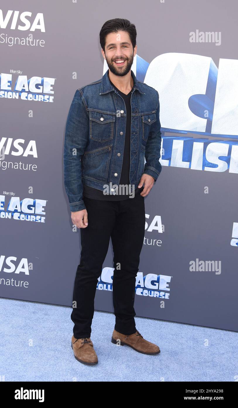 Josh Peck attending the 'Ice Age: Collision Course' Friends and Family ...
