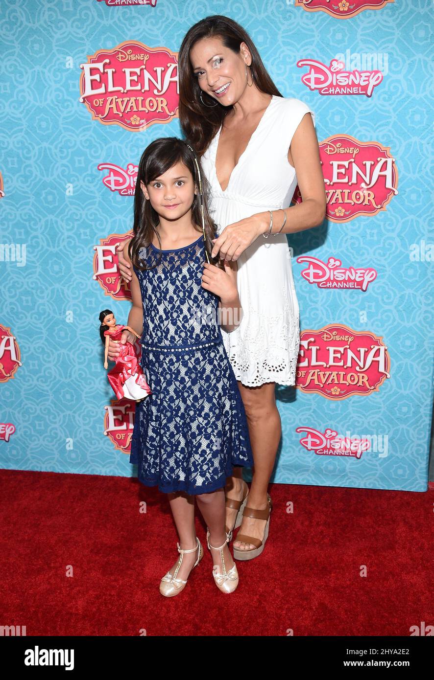 Constance Marie & Luna Marie Katich attending the premiere of Elena of ...
