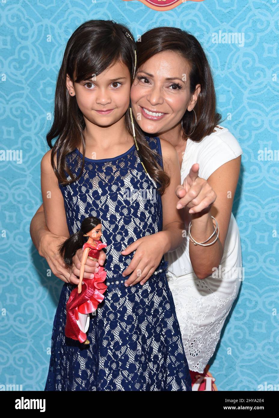 Constance Marie & Luna Marie Katich attending the premiere of Elena of ...