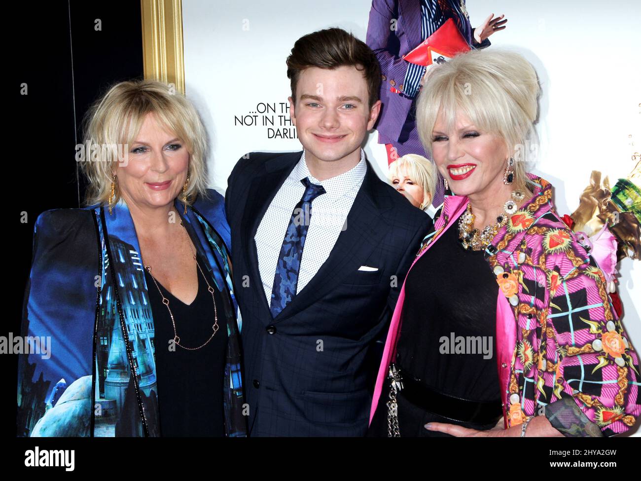 Jennifer saunders chris colfer joanna lumley absolutely fabulous hi-res ...