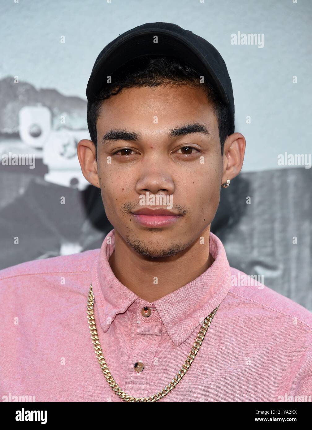 Roshon Fegan attending the Los Angeles premiere of 'Lights Out' Stock ...