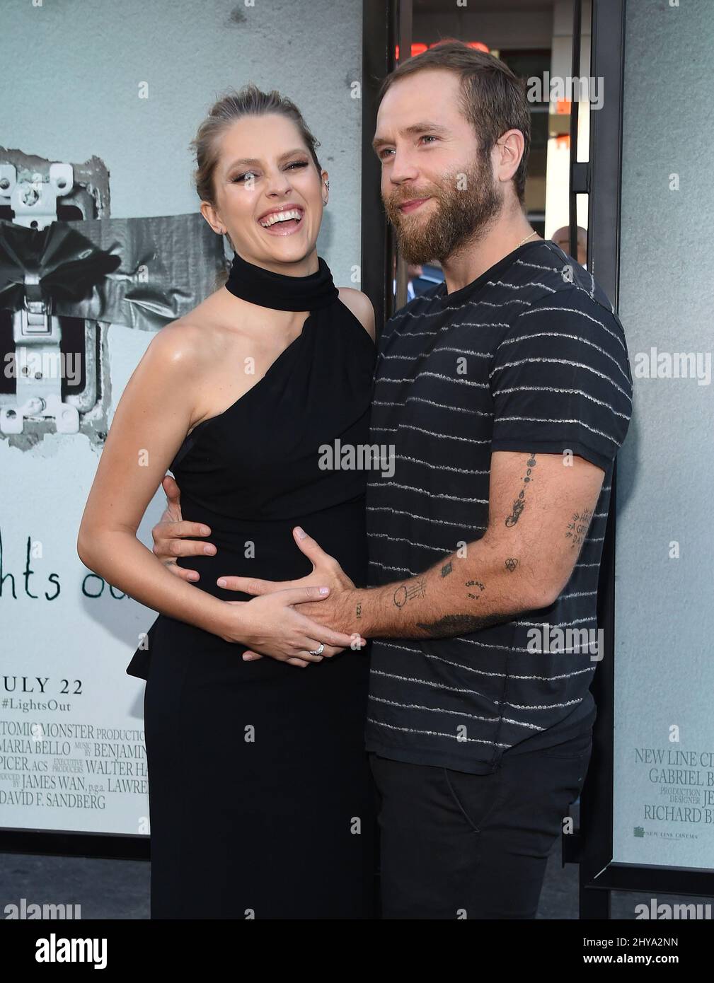 Teresa Palmer & Mark Webber attending the Los Angeles premiere of ...