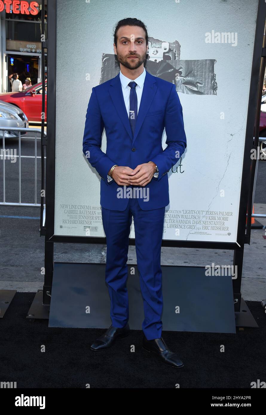 Alexander DiPersia attending the Los Angeles premiere of 'Lights Out ...