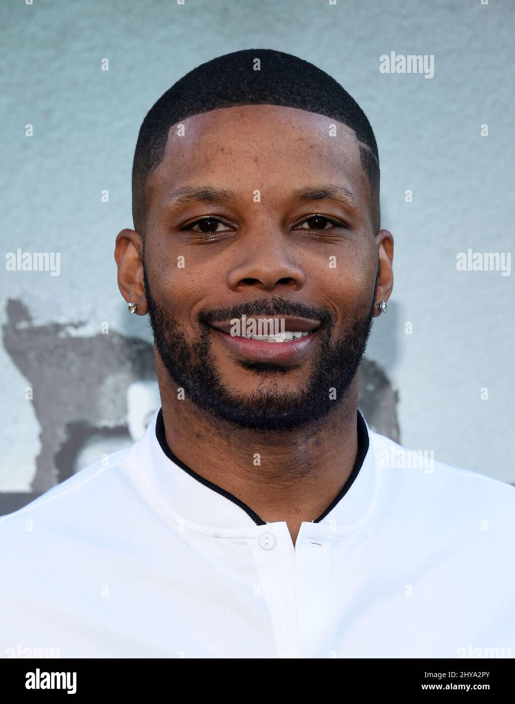 Kerry Rhodes attending the Los Angeles premiere of 'Lights Out' Stock ...