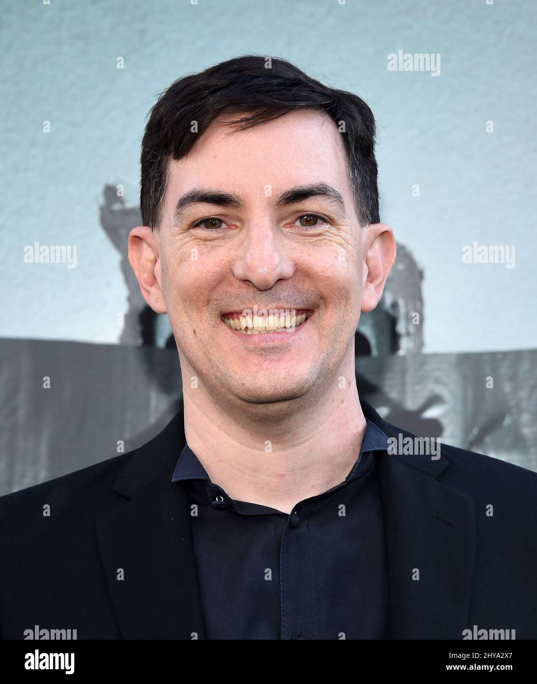 Eric Heisserer attending the Los Angeles premiere of 'Lights Out' Stock ...