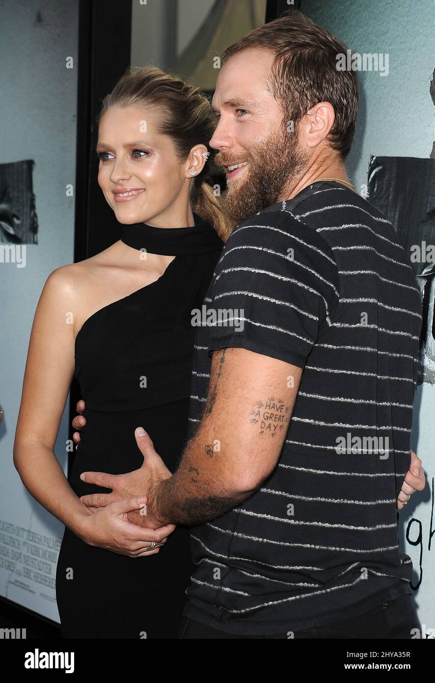 Teresa Palmer, Mark Webber attending the Los Angeles premiere of ...