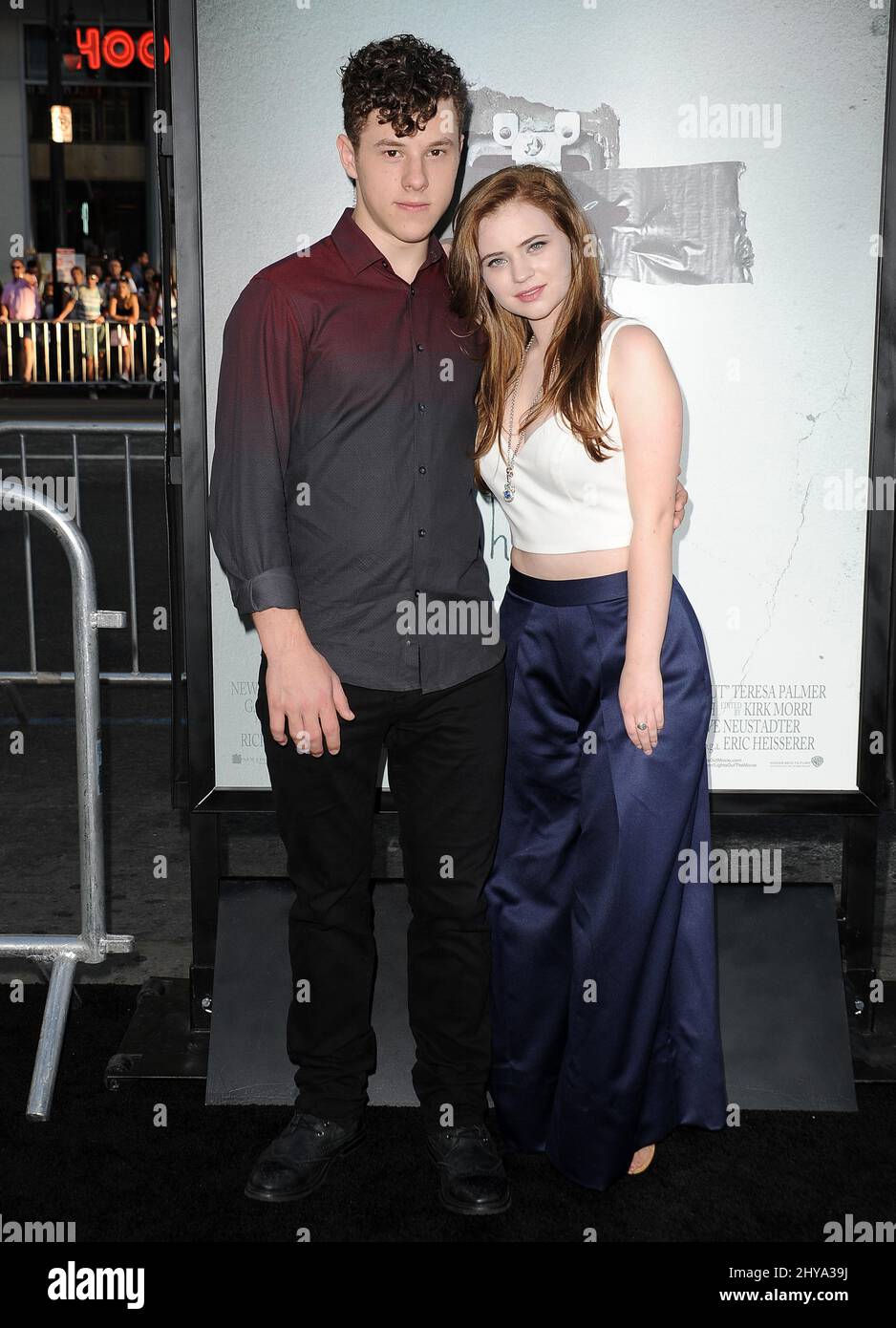Nolan Funk, Sierra McCormick attending the Los Angeles premiere of ...
