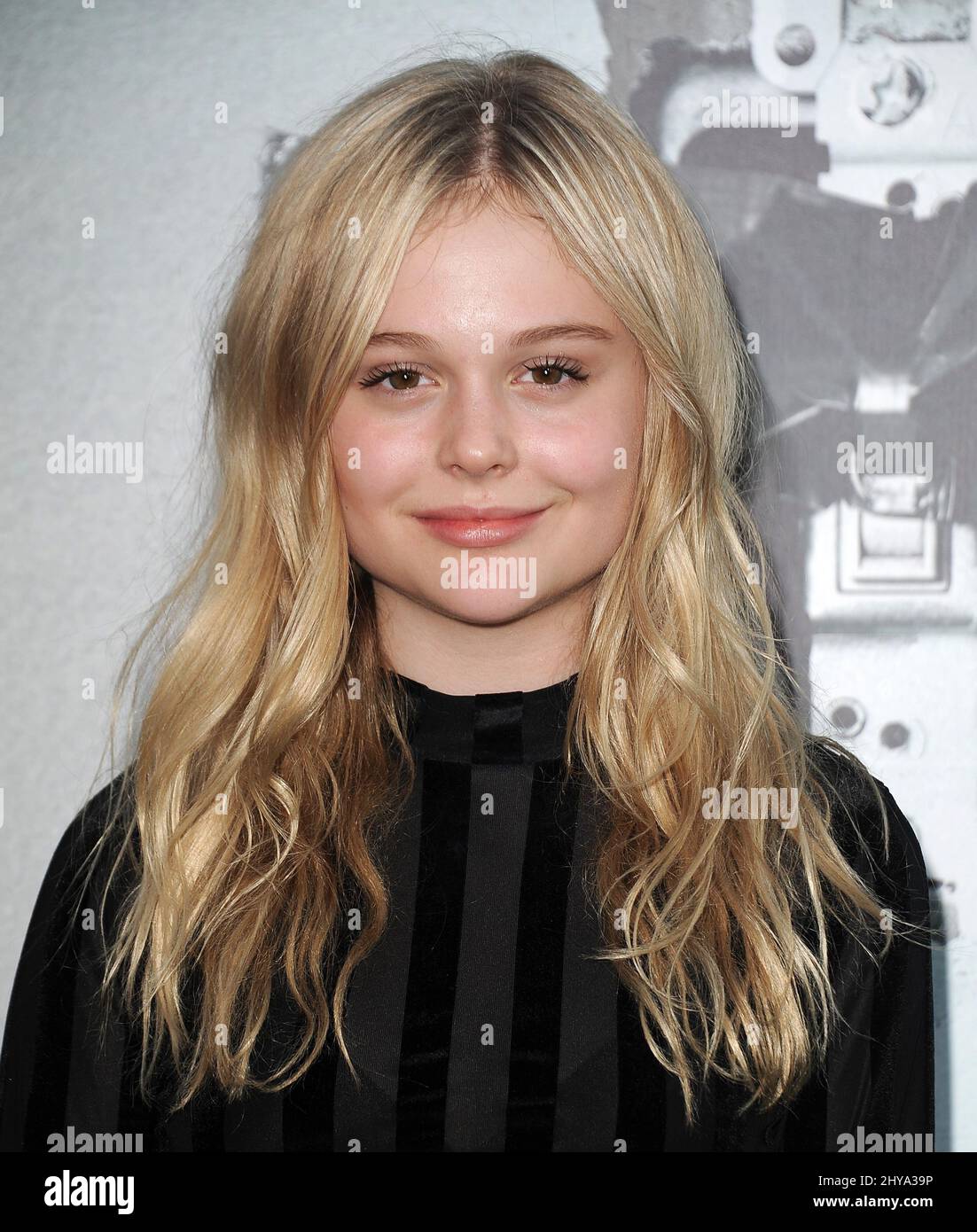 Emily Alyn Lind attending the Los Angeles premiere of 'Lights Out ...