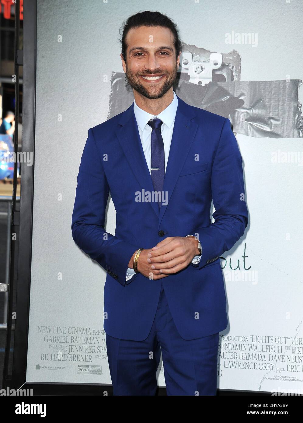 Alexander DiPersia attending the Los Angeles premiere of 'Lights Out ...