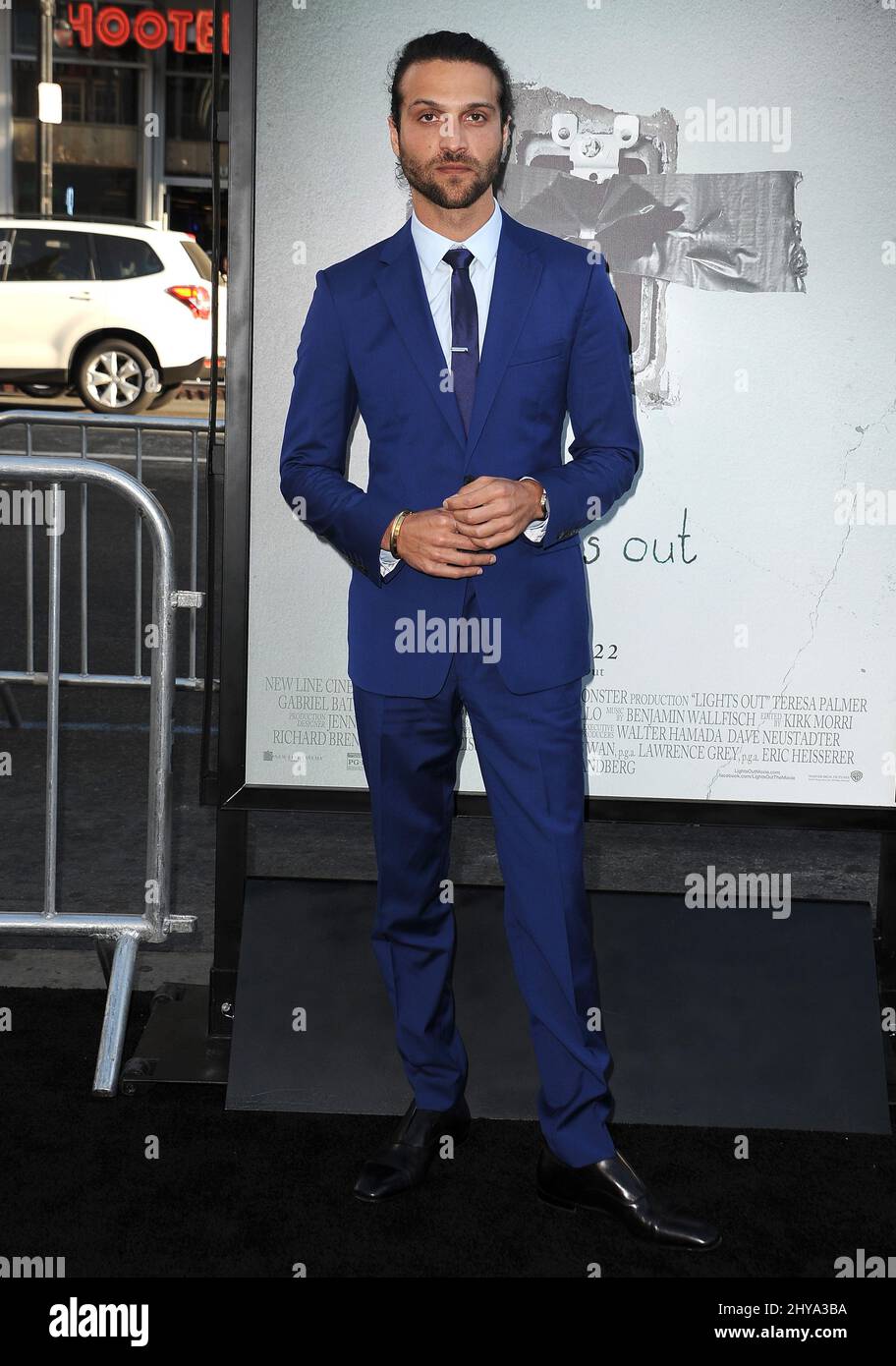 Alexander DiPersia attending the Los Angeles premiere of 'Lights Out ...