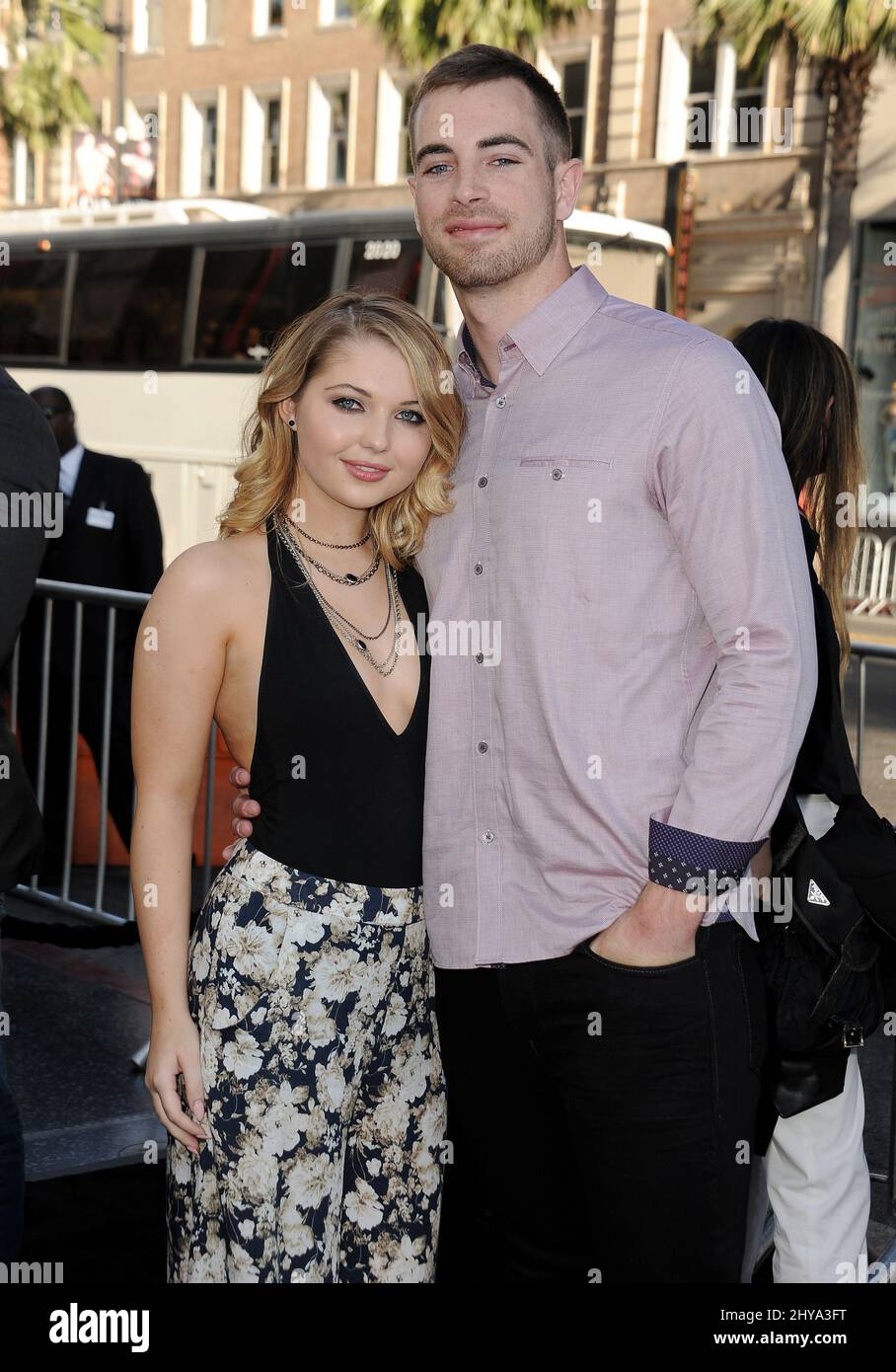 Sammi Hanratty, Lucas Watson attending the Los Angeles premiere of ...