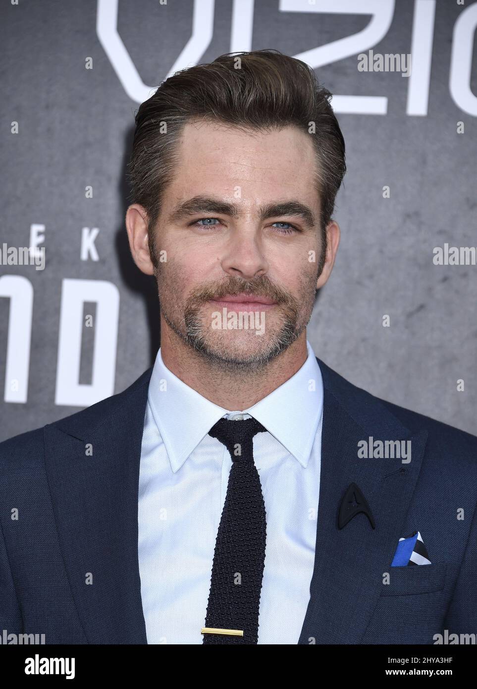 Chris Pine attending the world premiere of "Star Trek Beyond' in San ...