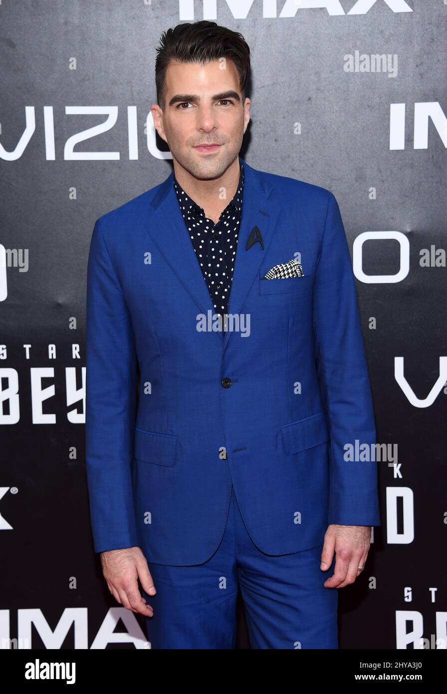 Zachary Quinto attending the world premiere of "Star Trek Beyond' in ...