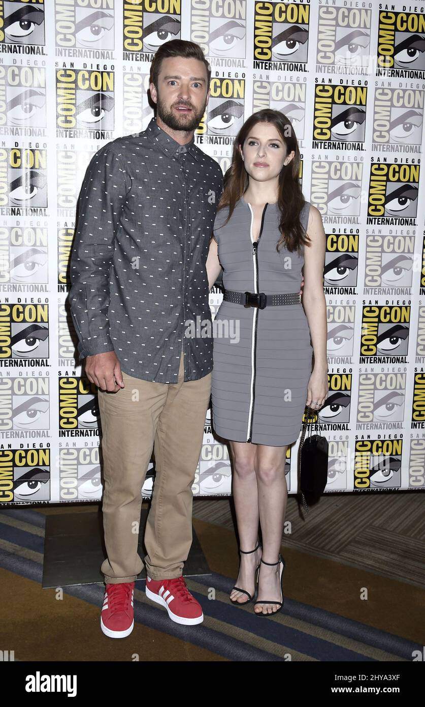 Justin Timberlake and Anna Kendrick attending DreamWorks Animation's ...